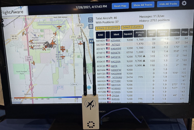 PiAware Dual Band ADS-B Ground Receiver – Feeder for FlightAware Flight ...